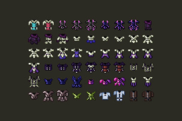 RPG Armor Icons Pixel Art Pack - CraftPix.net
