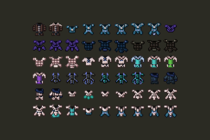 RPG Armor Icons Pixel Art Pack - CraftPix.net