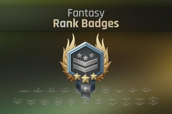 Fantasy Rank Badges - CraftPix.net