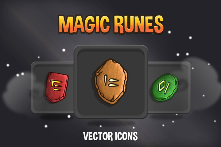 Pyromancer Skills Game Icons Pack - CraftPix.net