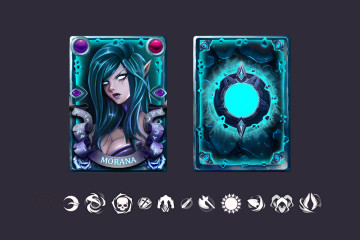 TCG Card PSD Template Download - CraftPix.net