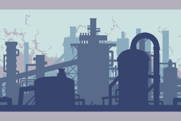 Free Industrial Zone Tileset Pixel Art Download - CraftPix.net