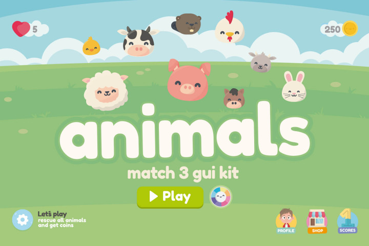 King Solitaire GUI Asset Pack Download - CraftPix.net