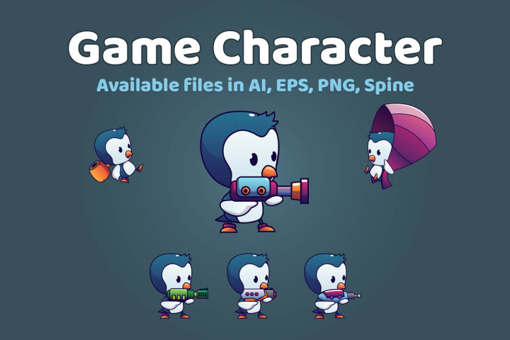 Main Character Sprite Set Download - CraftPix.net