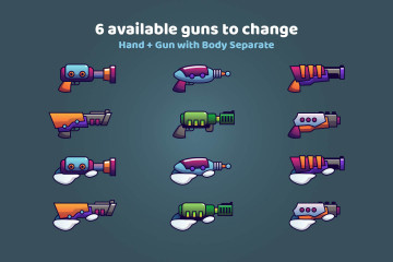 Main Character Sprite Set Download - CraftPix.net