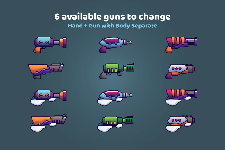 Main Character Sprite Set Download - CraftPix.net