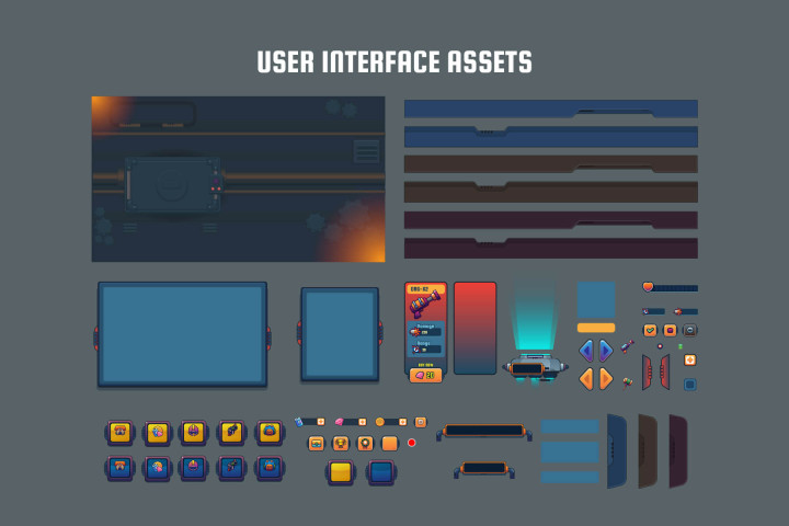 Mobile Game UI Download - CraftPix.net