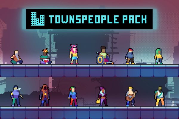 Free 3 Cyberpunk Characters Pixel Art - CraftPix.net