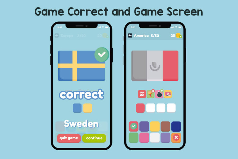 Guess the Flags Color Game Assets - CraftPix.net
