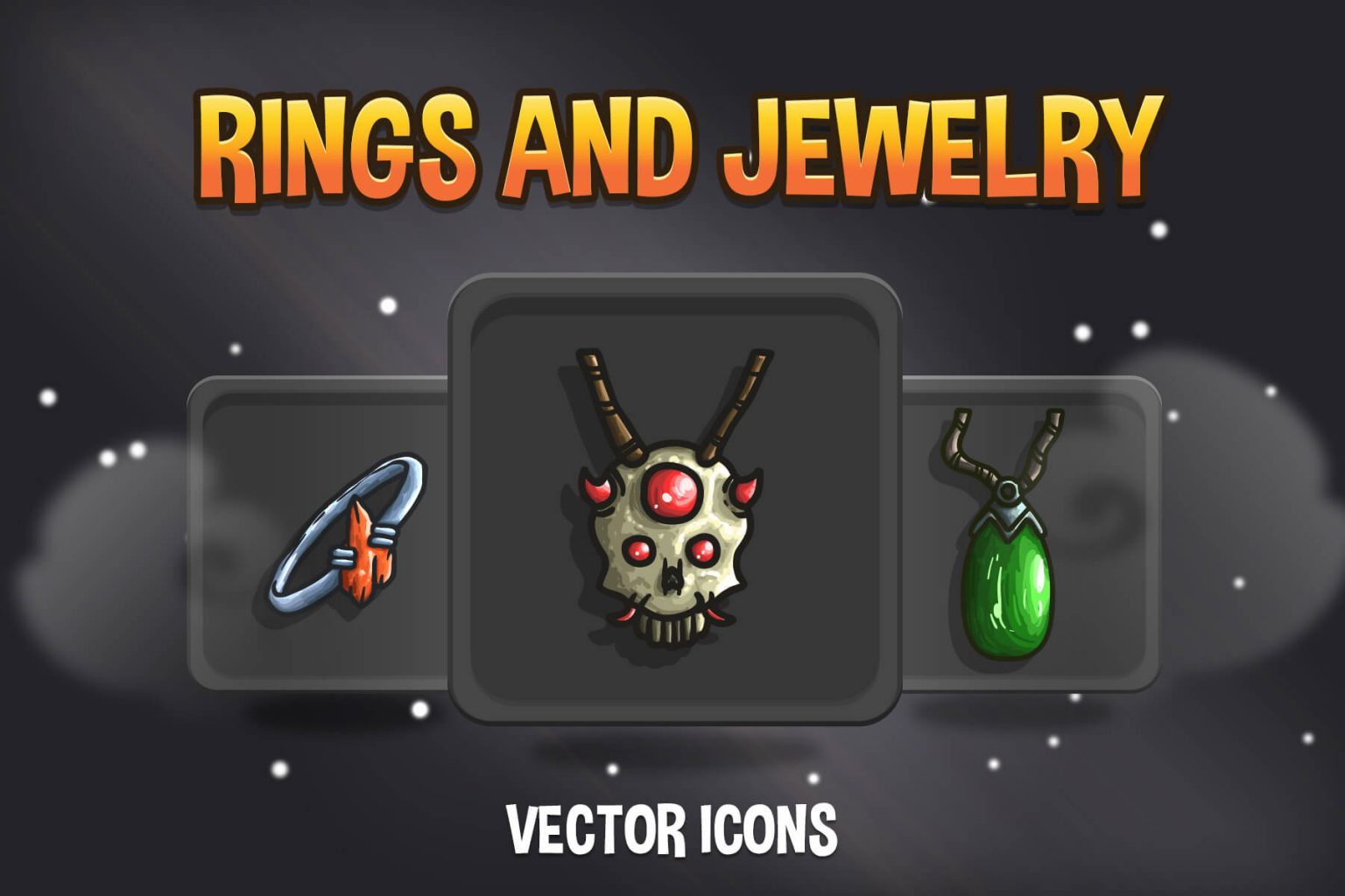 Rings and Jewelry Game Icons Download - CraftPix.net