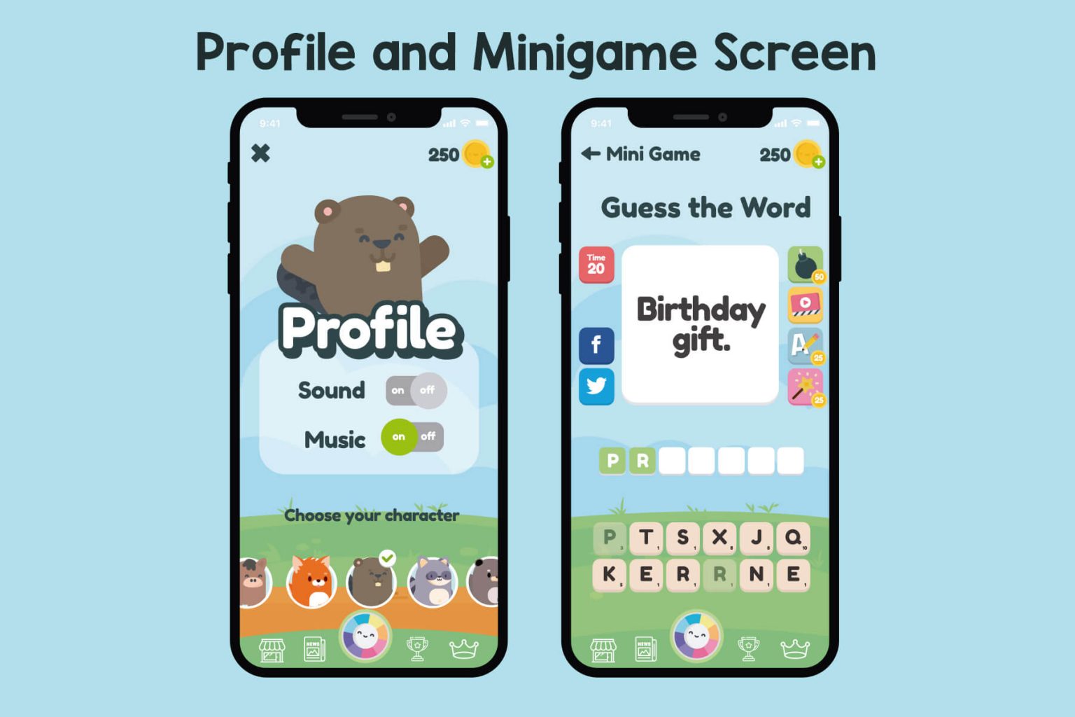 Scrabble Animals Game Asset Pack Download - CraftPix.net