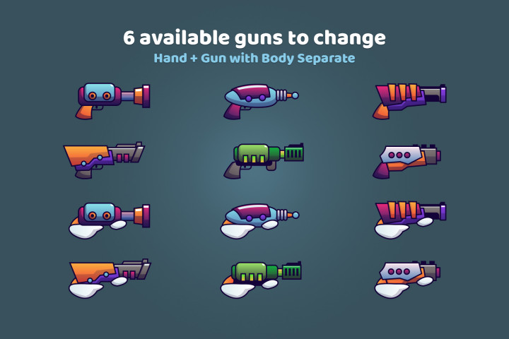 Game Character Sprites Pack Download - CraftPix.net