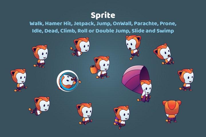 Game Character Sprites Pack Download - CraftPix.net