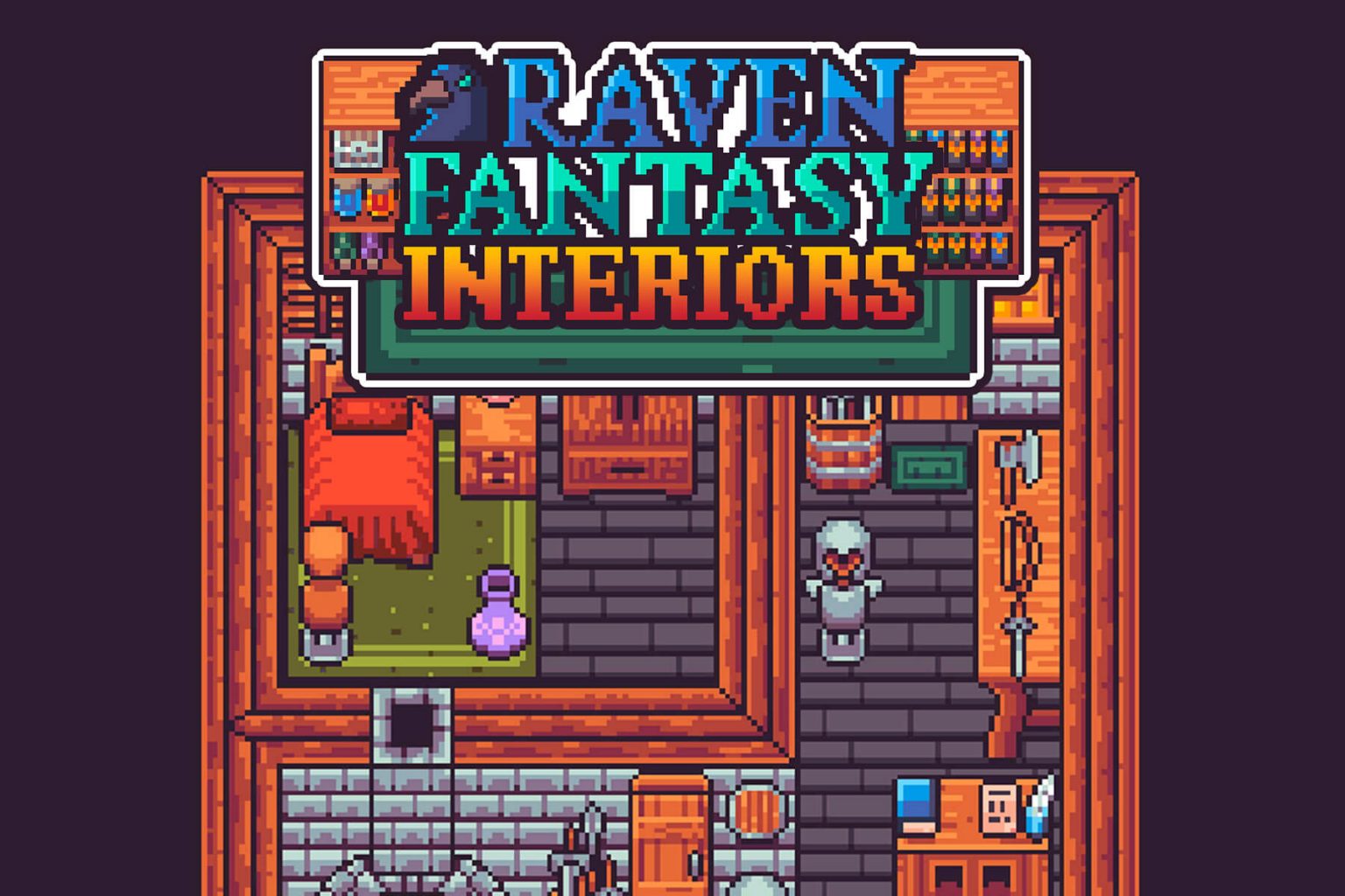 Green Dungeon Pixel Art Tileset Download - CraftPix.net Green Dungeon Pixel Art Tileset Download - CraftPix.net