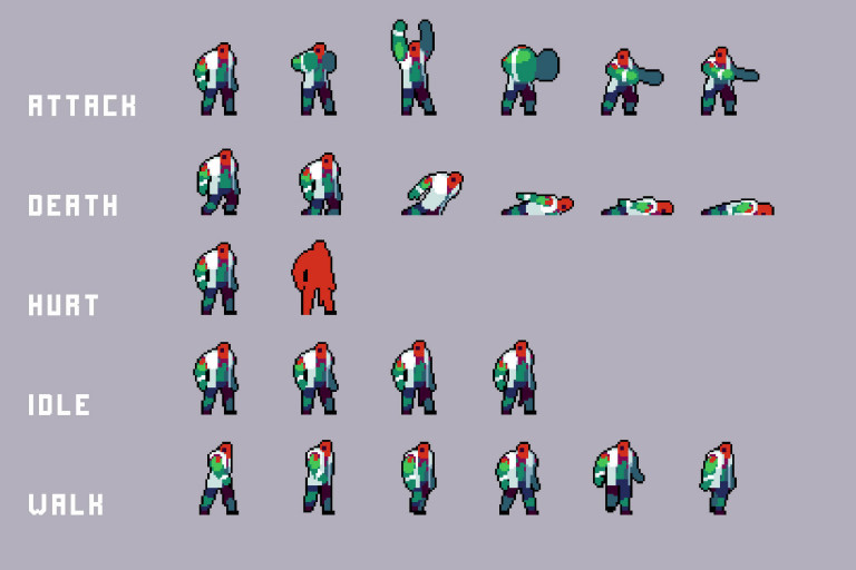 Lab Enemies Pixel Art Download Pack - CraftPix.net