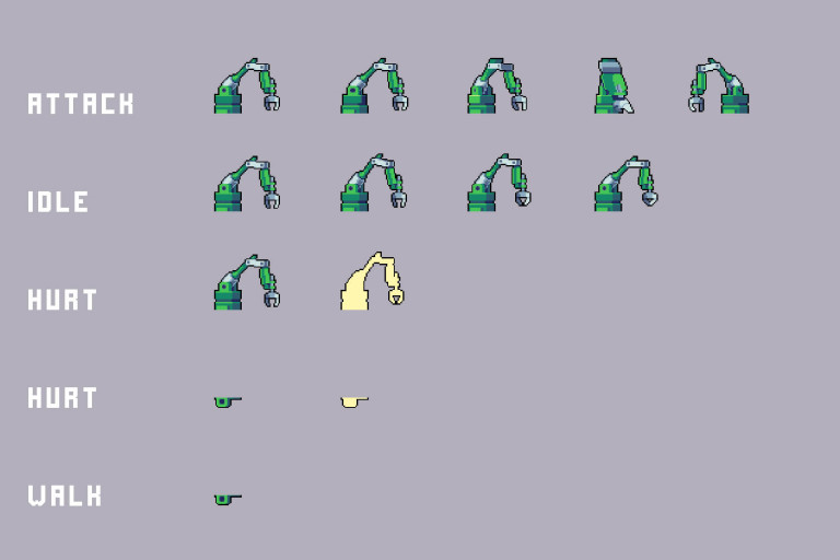 Lab Enemies Pixel Art Download Pack - CraftPix.net