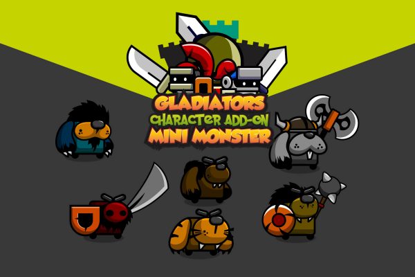 Mini Monster 6 Character Sprites Download - CraftPix.net