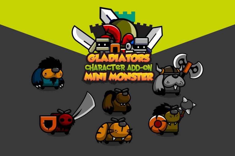 Mini Monster 6 Character Sprites Download - CraftPix.net