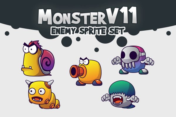 Monster V6 Sprite Set Download - CraftPix.net