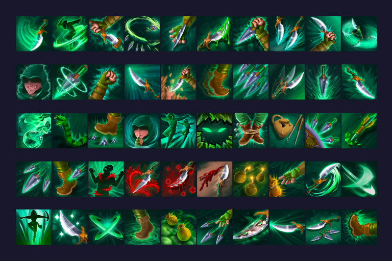 RPG Thief Skill Icons Download Pack - CraftPix.net