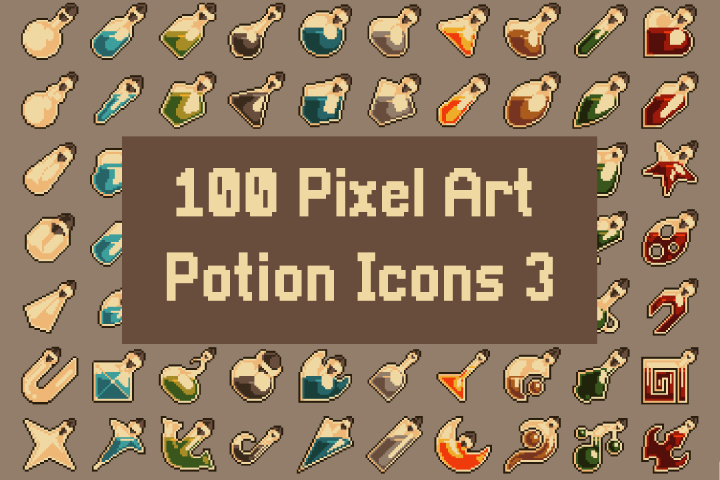 Resource 32x32 Icons Pixel Art Assets - CraftPix.net