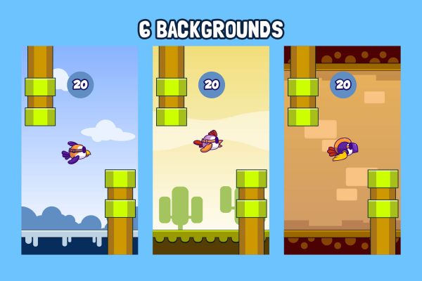 Birdy Bird Game Assets Download Pack - CraftPix.net