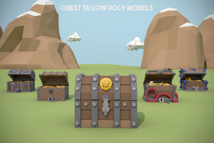 Free Battle Spaceship 3D Low Poly Model Pack - CraftPix.net