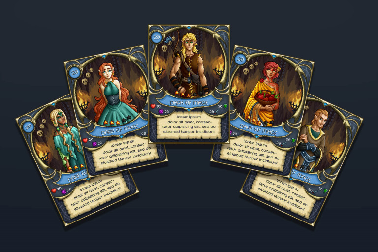 Elf NPC Characters Pixel Art Download - CraftPix.net