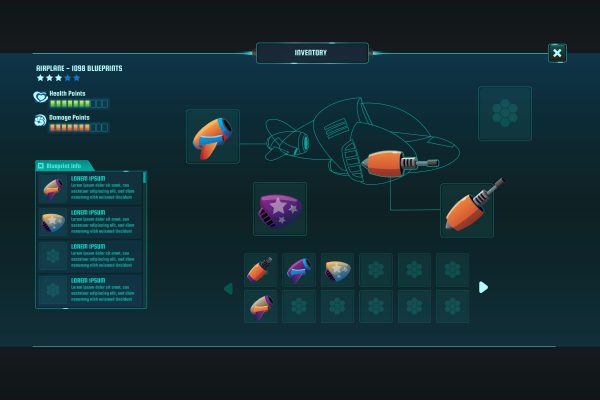 Space Shooter UI Download Pack - CraftPix.net