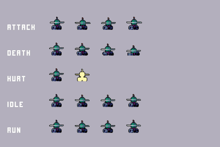 Free City Enemies Pixel Art Sprite Sheets - CraftPix.net