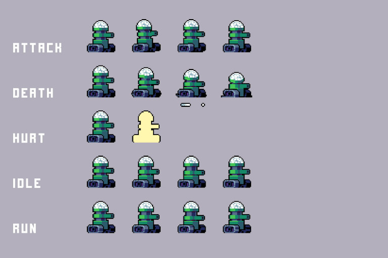 Free City Enemies Pixel Art Sprite Sheets - CraftPix.net