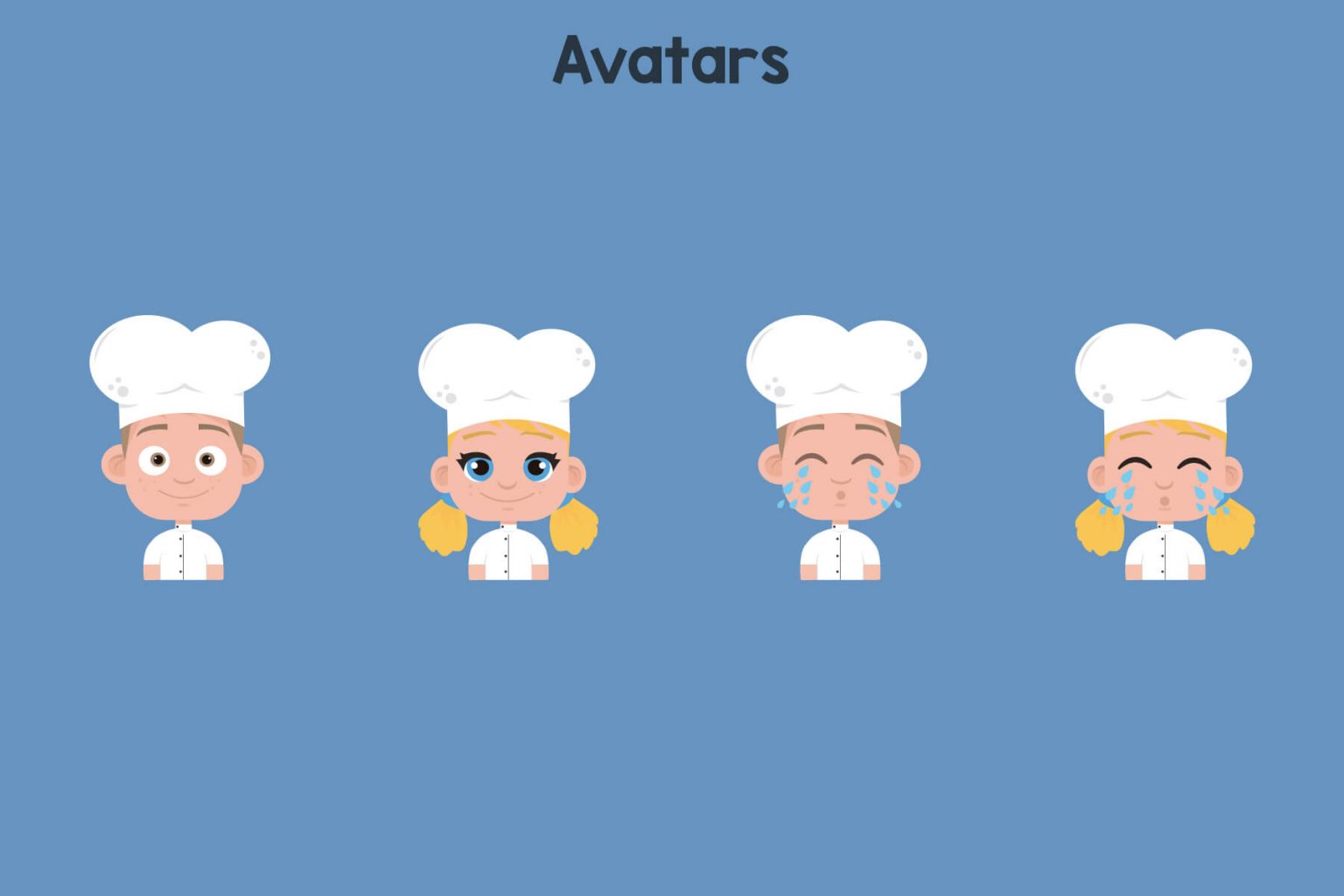 Letters Chef GUI Assets Download Pack - CraftPix.net