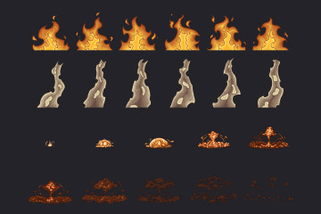 Free Animated Explosion Sprite Pack Download - CraftPix.net