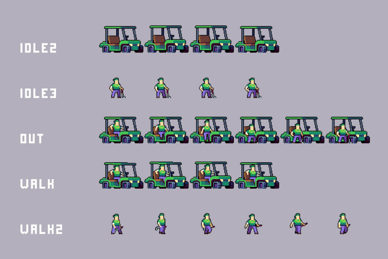 Free Bosses Pixel Art Sprite Sheet Pack Download - CraftPix.net