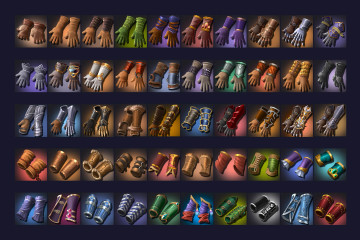 50 RPG Glove Icons Download Pack - CraftPix.net