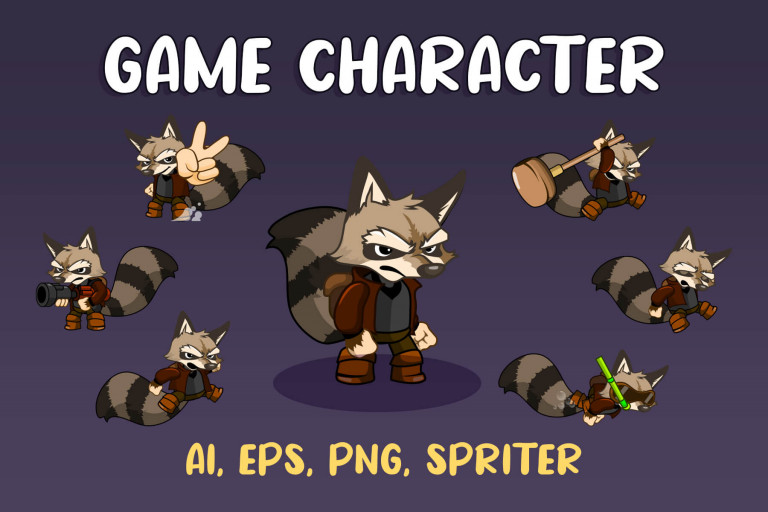 Mad Scientist Game Character Sprite Download - CraftPix.net