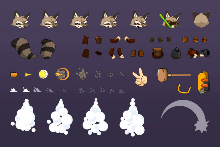 Beast Character Sprites Download Pack - CraftPix.net