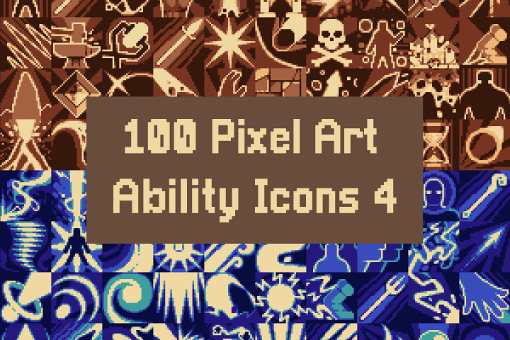 Ring Earring and Amulet Pixel Art Icons - CraftPix.net