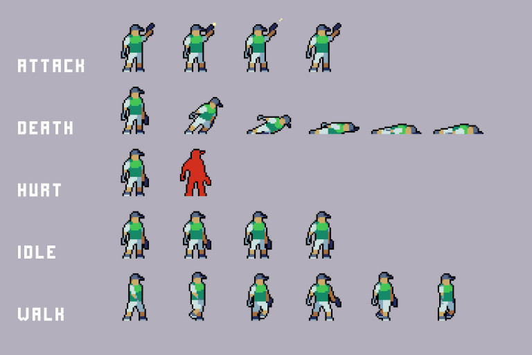 Pixel Art Enemy Character Pack Download - CraftPix.net