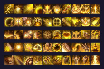 RPG Priest Skill Icons Download Pack - CraftPix.net
