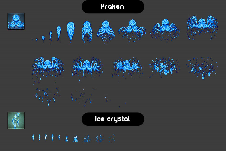 Water Effects Pixel Art Set Download - CraftPix.net