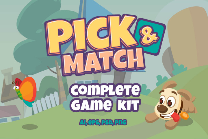 Pick and Match Complete Game Kit Download - CraftPix.net