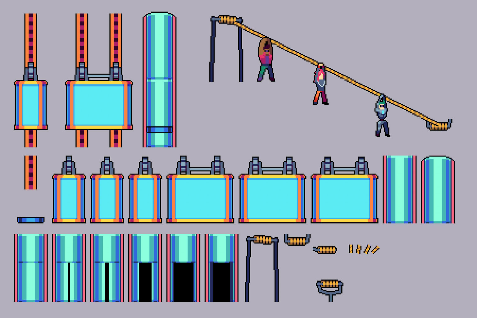 Doors and Portals Pixel Art Asset Pack - CraftPix.net
