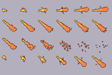 Fire Pixel Art Animation Sprites Download - CraftPix.net