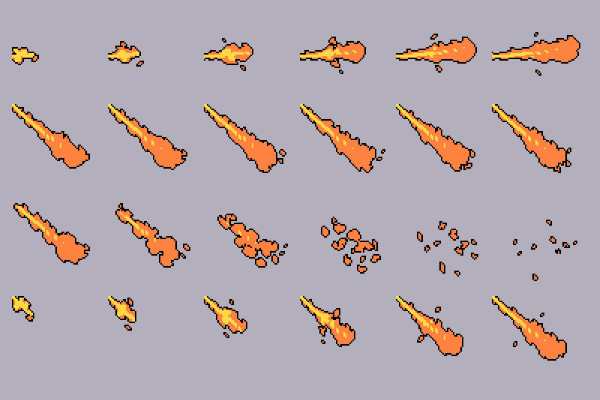 Fire Pixel Art Animation Sprites Download - CraftPix.net