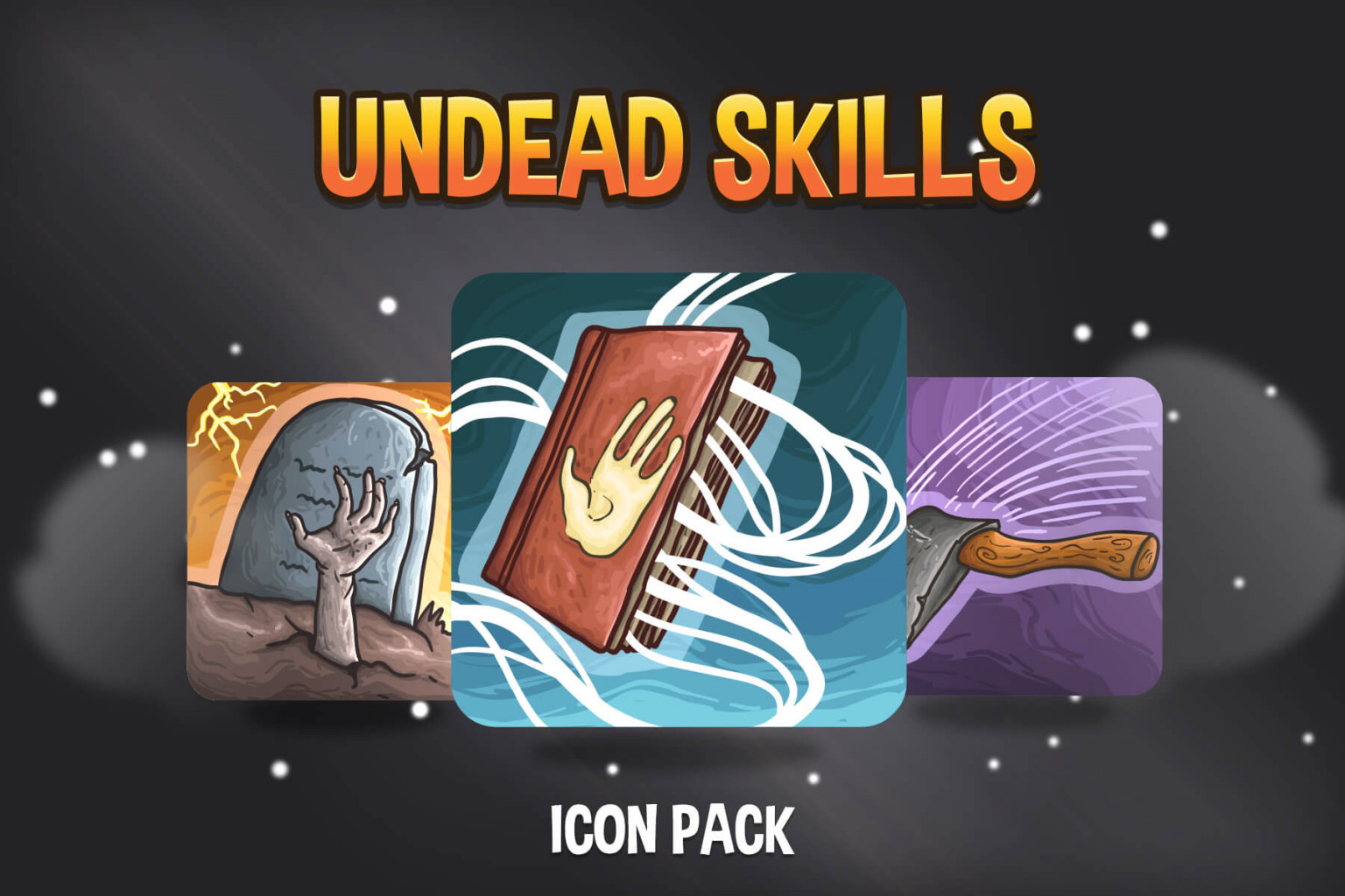 48 Undead Skill Icon Pack Download - CraftPix.net