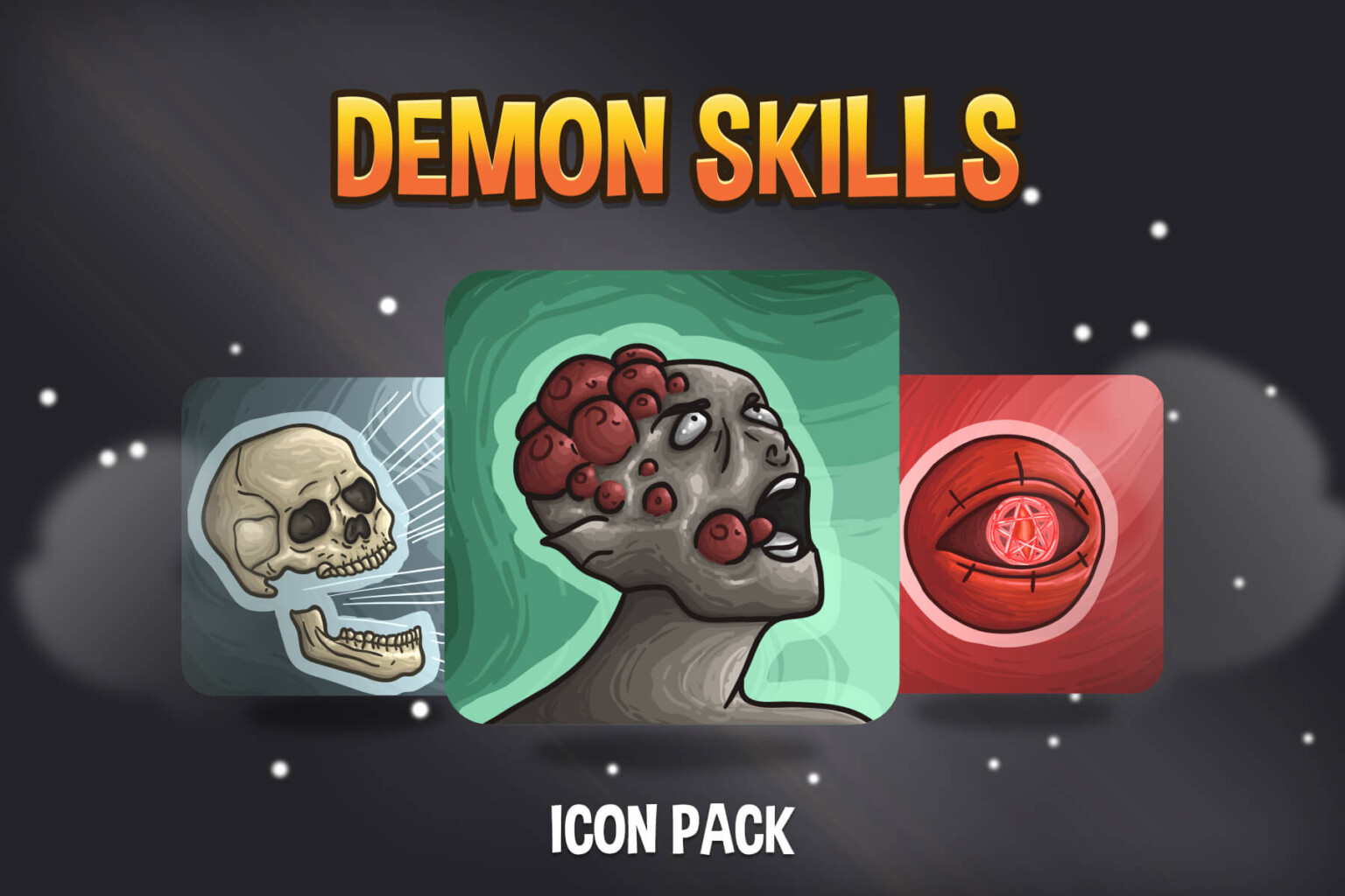 Demon Skills Game Icon Pack Download - CraftPix.net