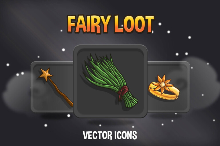 Fairy Loot Game Icons Download Pack - CraftPix.net