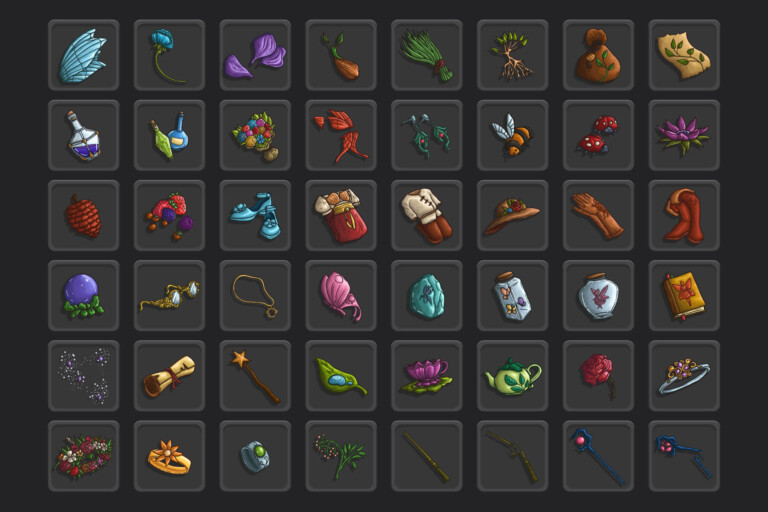 Fairy Loot Game Icons Download Pack - CraftPix.net
