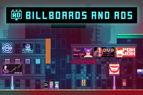 Free Billboards and Advertising Pixel Art Download - CraftPix.net